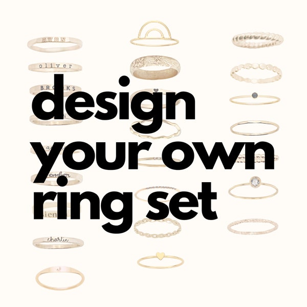 Stacking Rings - Etsy
