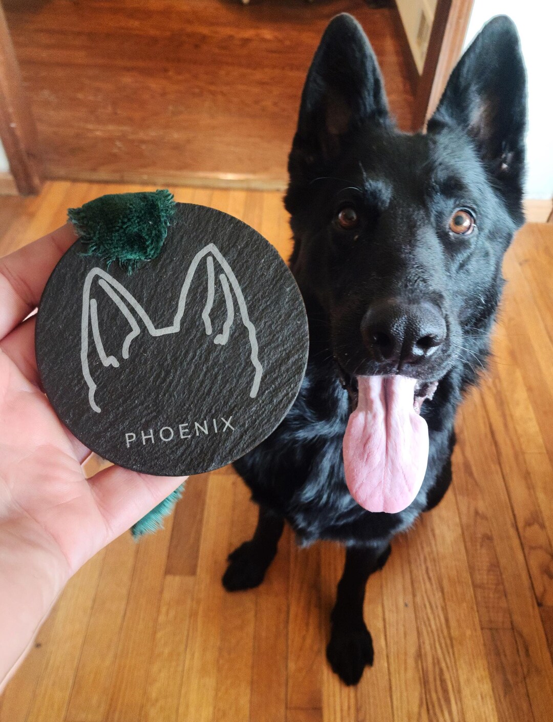 Pet Ornament | Custom Dog Ears Ornament With Name | Puppy Ear Pet Lover ...