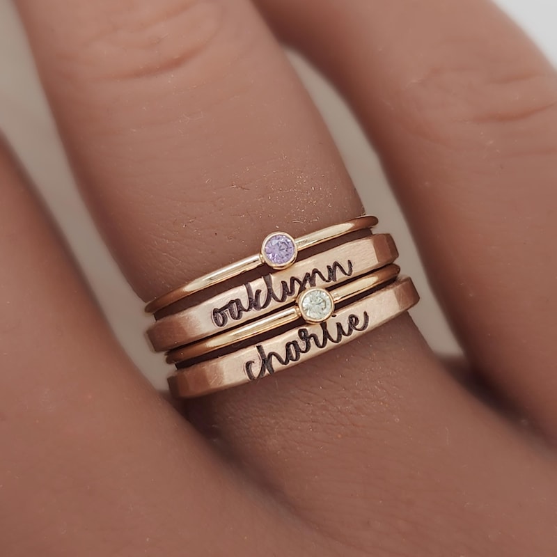 Mother Daughter Ring - Etsy