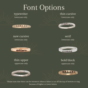 Personalized 14k Gold Filled Class Ring Set | Ring Ceremony Gift ...