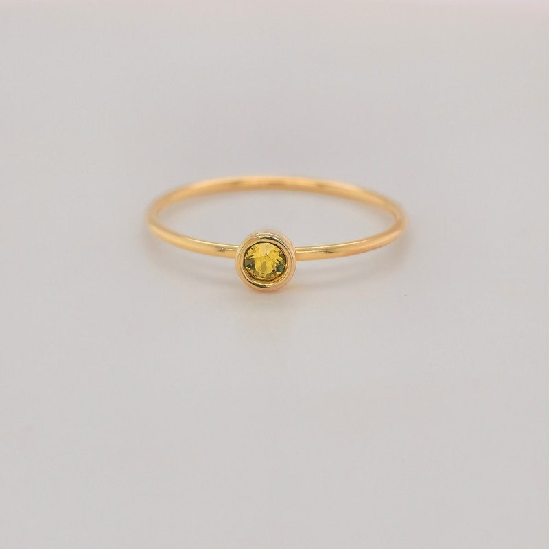 November Birthstone Ring - Etsy