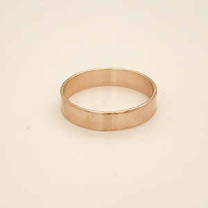 Gold Cigar Ring Thicker Gold Filled Band Ring Statement Ring Stacking ...