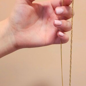 Women's Gold Chain Necklace Design Your Own Necklace Two Chain Necklace ...