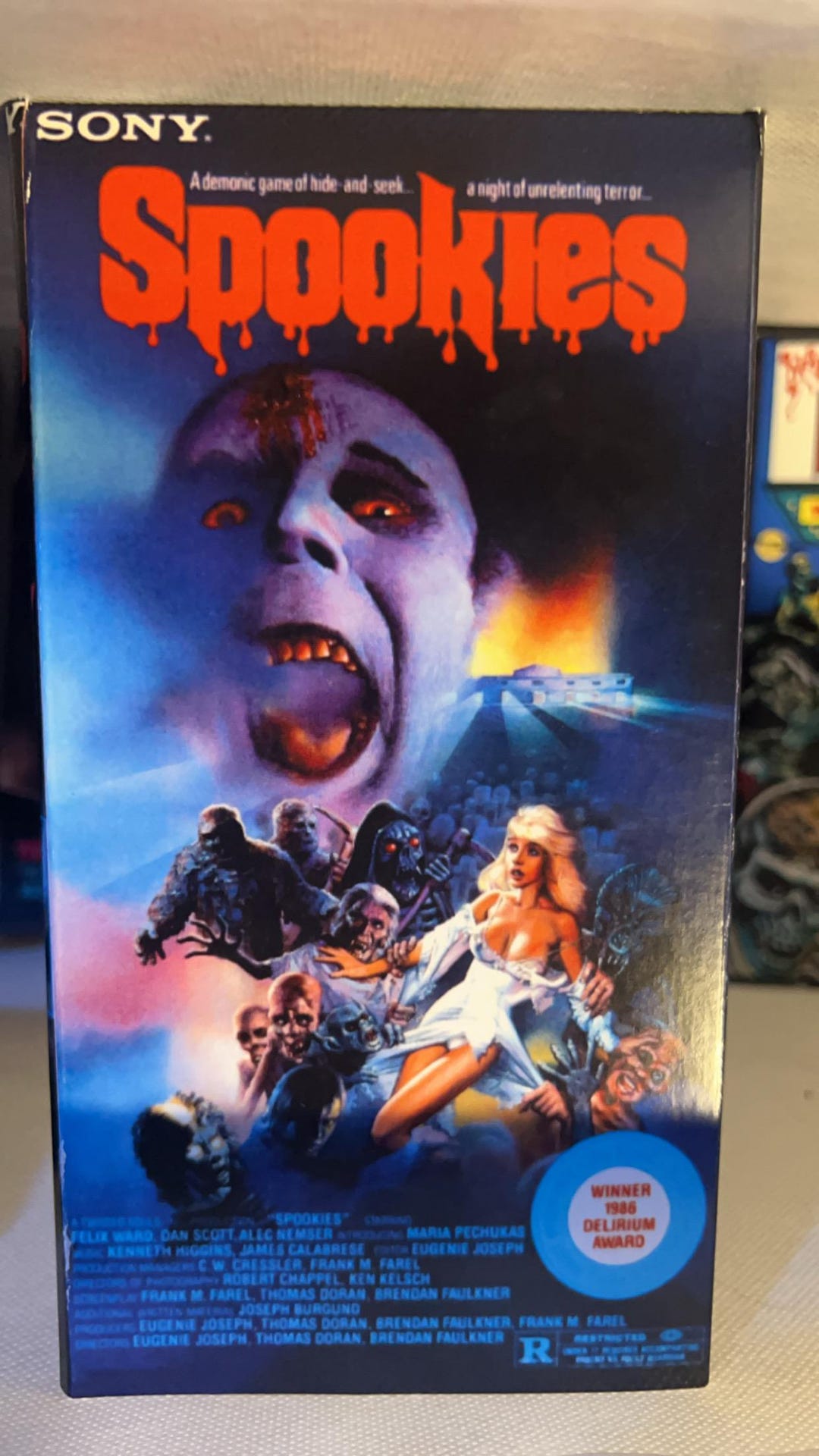 Spookies VHS Slipcover/box Reproduction/replacement - Etsy