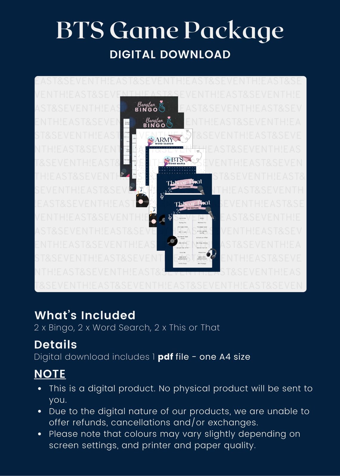 BTS Kpop Party Games | Kpop Printable Bingo Card | BTS Printable This ...