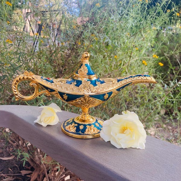 Genie Lamp - Etsy