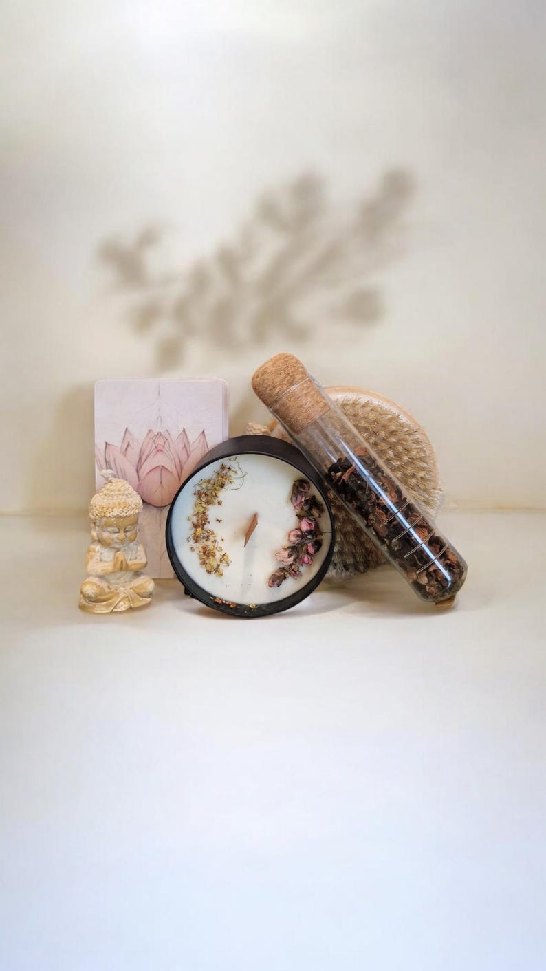 Self-care Harmony Bundle, Gift Box, Meditation, Soya Candle ...