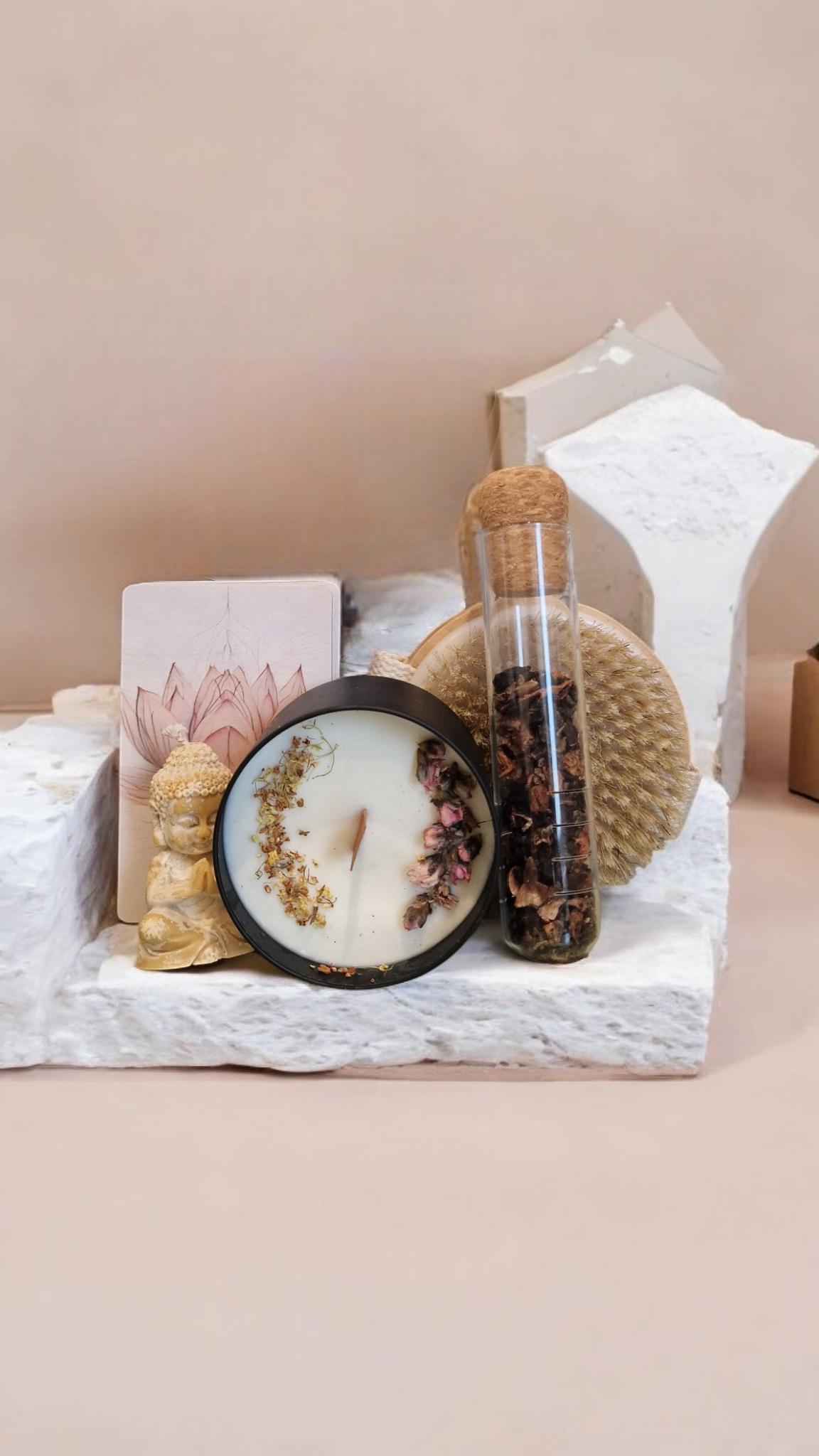 Self-care Harmony Bundle, Gift Box, Meditation, Soya Candle ...