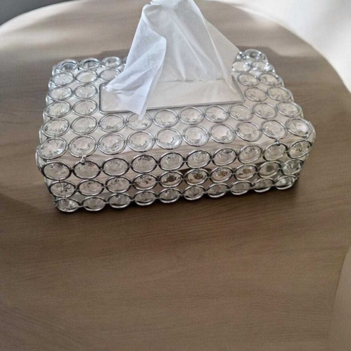 Crystal Tissue Box - Elegant Paper Rack for Office & Home | Decorative ...