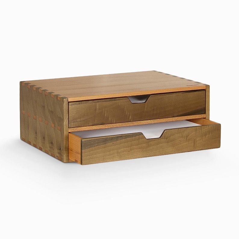 A4 Size Two-tier Drawer Paper - File - Stationery Organization Cabinet ...