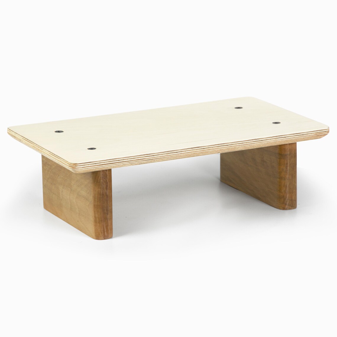 Woodsaka Small Monitor Stand Cherry Wood - Etsy