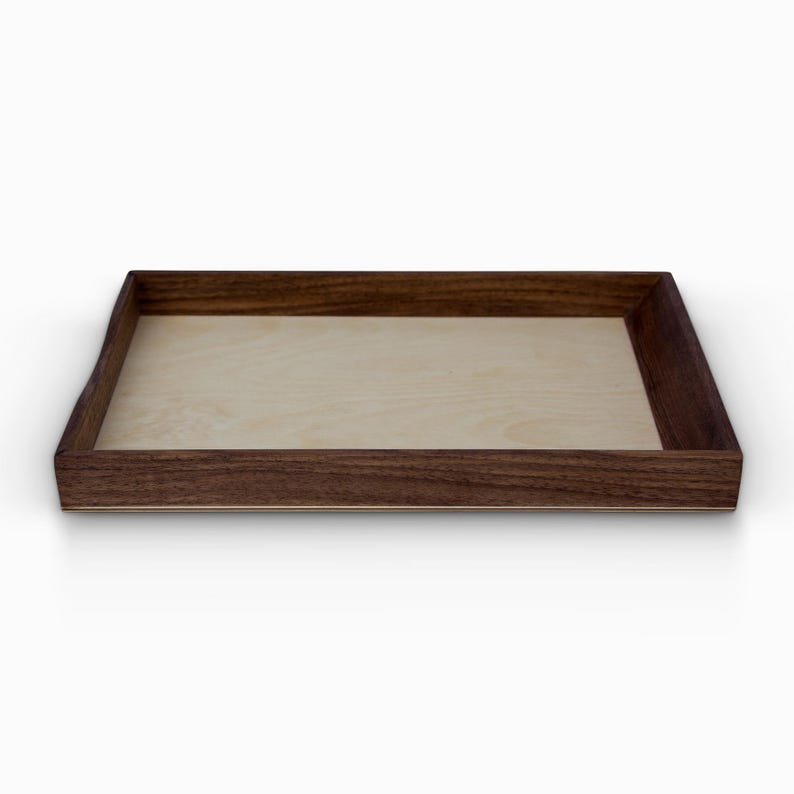 Woodsaka - Gobi A4 Paper Tray and Document Holder - Walnut Wood & Birch ...
