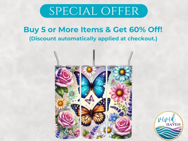 Floral Tumbler Wrap With Name, February Birth Month PNG, Violet Tumbler ...
