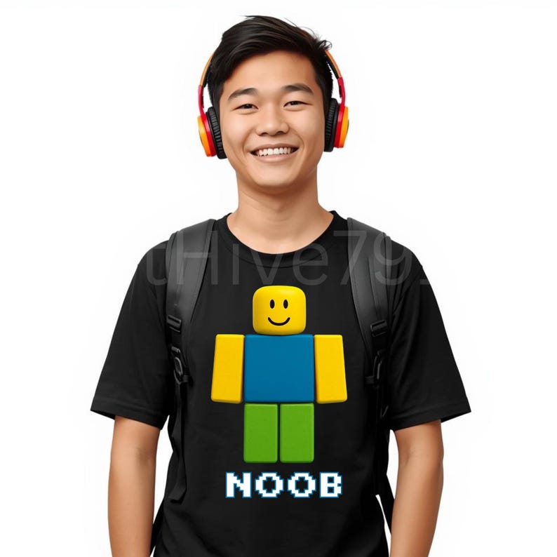 Roblox Noob SVG PNG | Gamer Sublimation Design (digital Download) - Etsy