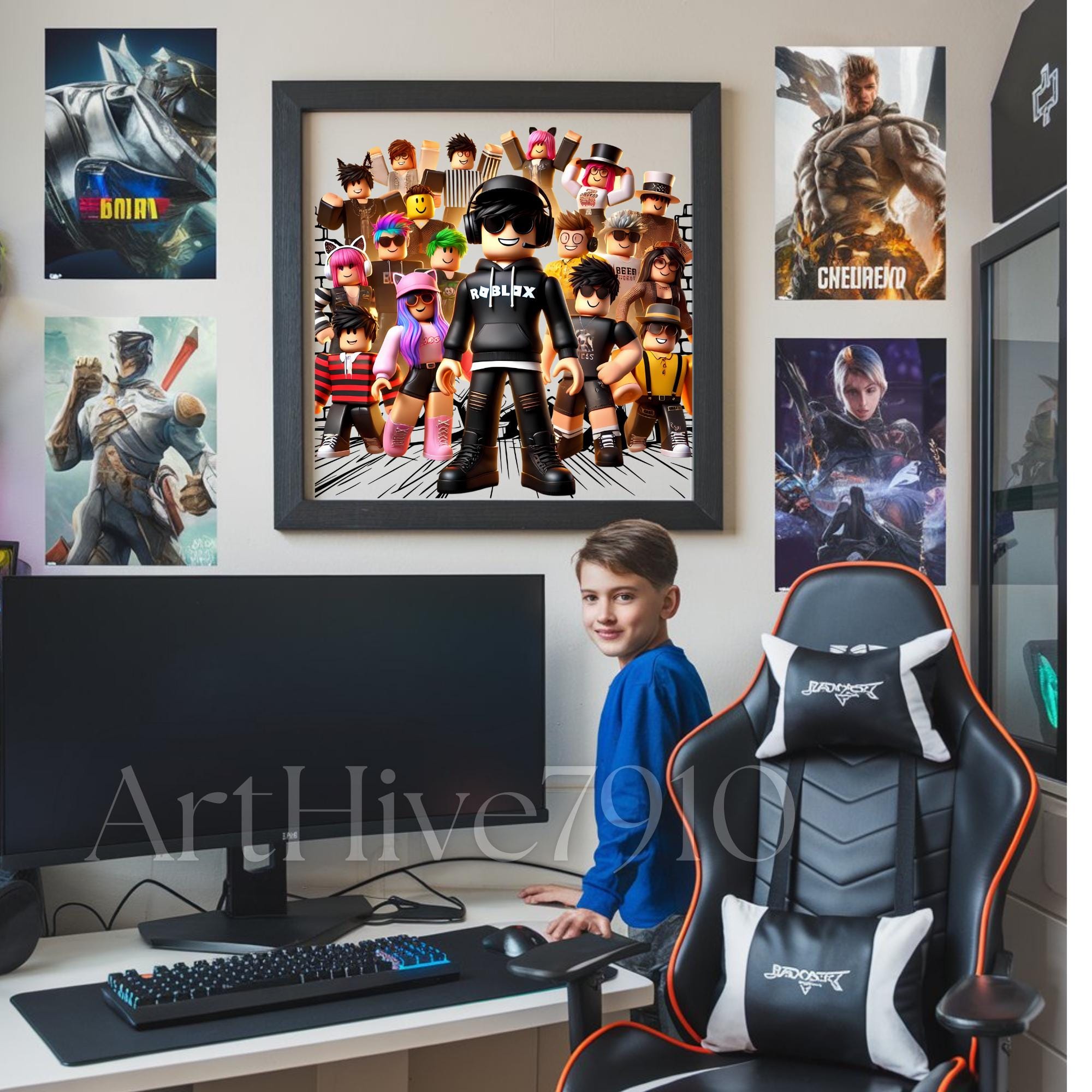 Roblox PNG I Roblox T-shirt Sublimation Design I Roblox Birthday PNGI ...