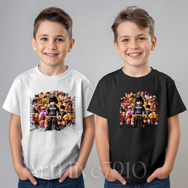 Roblox PNG I Roblox T-shirt Sublimation Design I Roblox Birthday PNGI ...