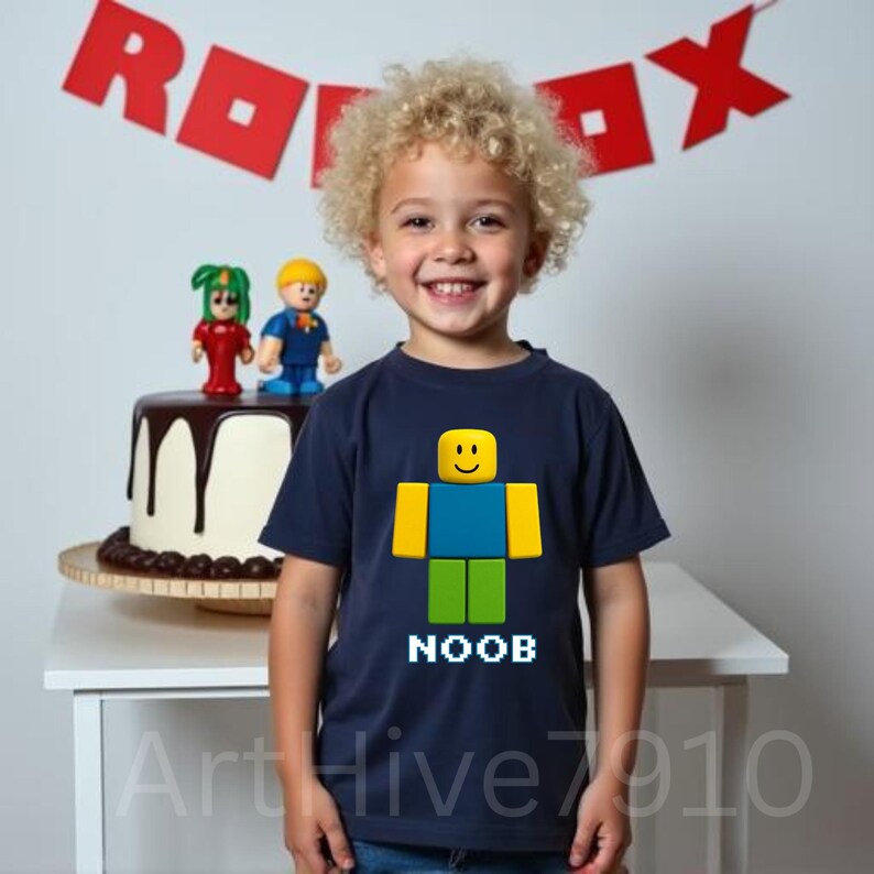 Roblox Noob SVG PNG | Gamer Sublimation Design (digital Download) - Etsy