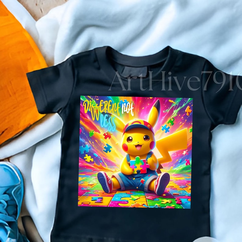 Pokemon Autism Awareness PNG, Kid's Sublimation Design (digital ...