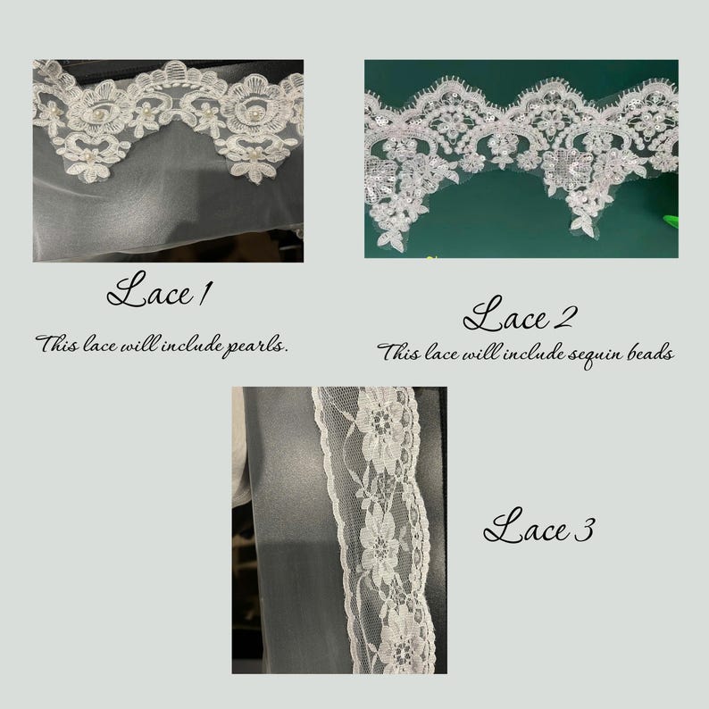 Lace Sheer Wedding Veil Welcome Sign: Clear Tulle, Fabric Ceremony ...