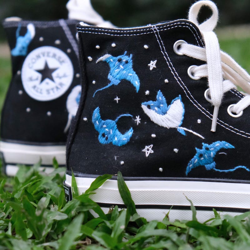 Galaxy Converse - Etsy