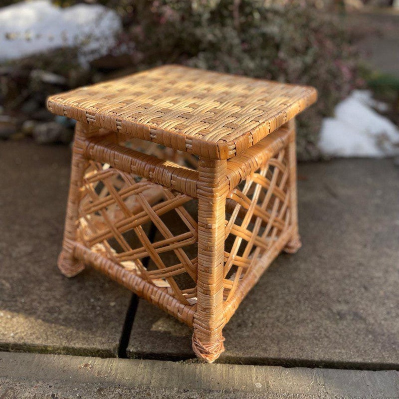 Wicker Stool - Etsy