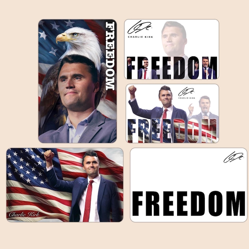 Charlie Kirk Car Decal - Etsy