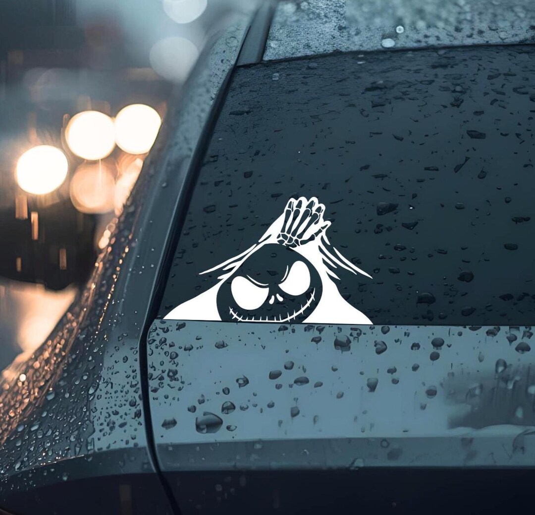 Halloween Car Decal - Pumpkin King Sticker Vinyl - 90' Movie Nostalgic ...
