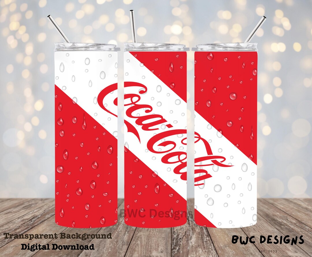 Coca Cola Drink, 20oz Libbey Glass Can Tumbler Sublimation/uvdtf Design ...