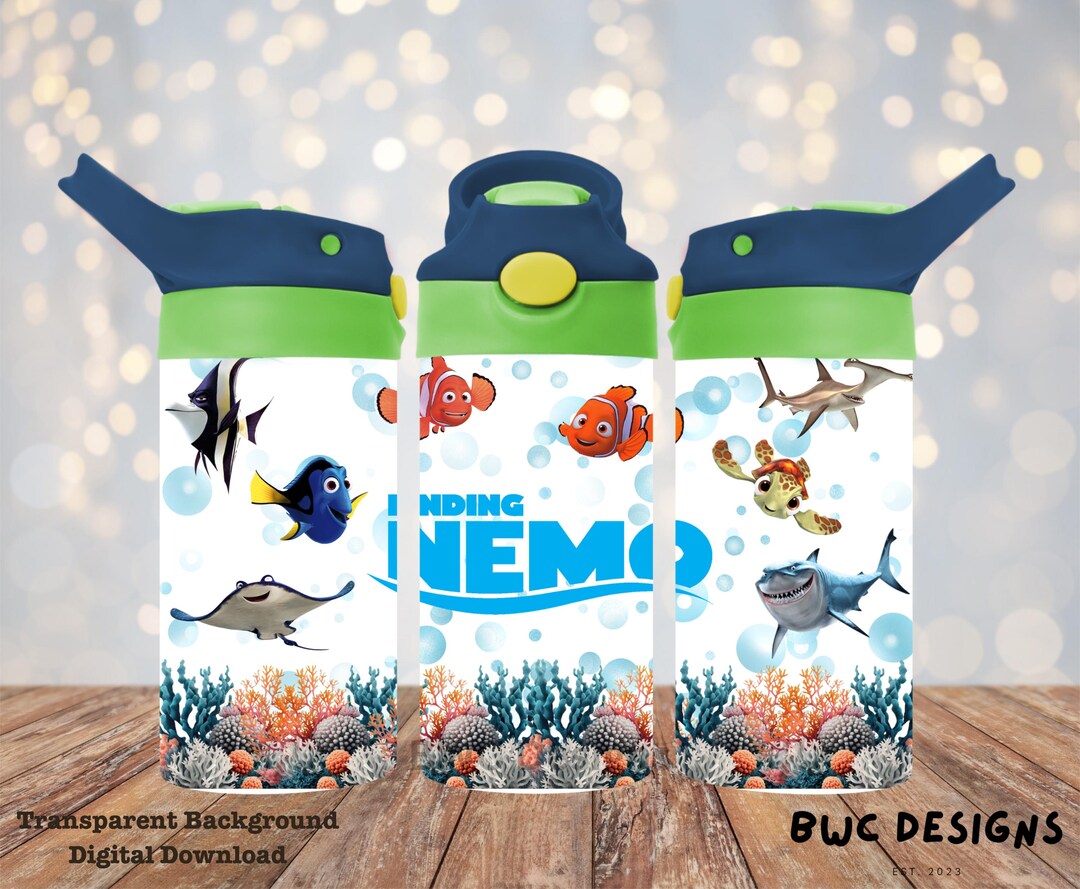 Finding Nemo, 12oz Kids Drink Bottle Sublimation/uvdtf Design Digital ...