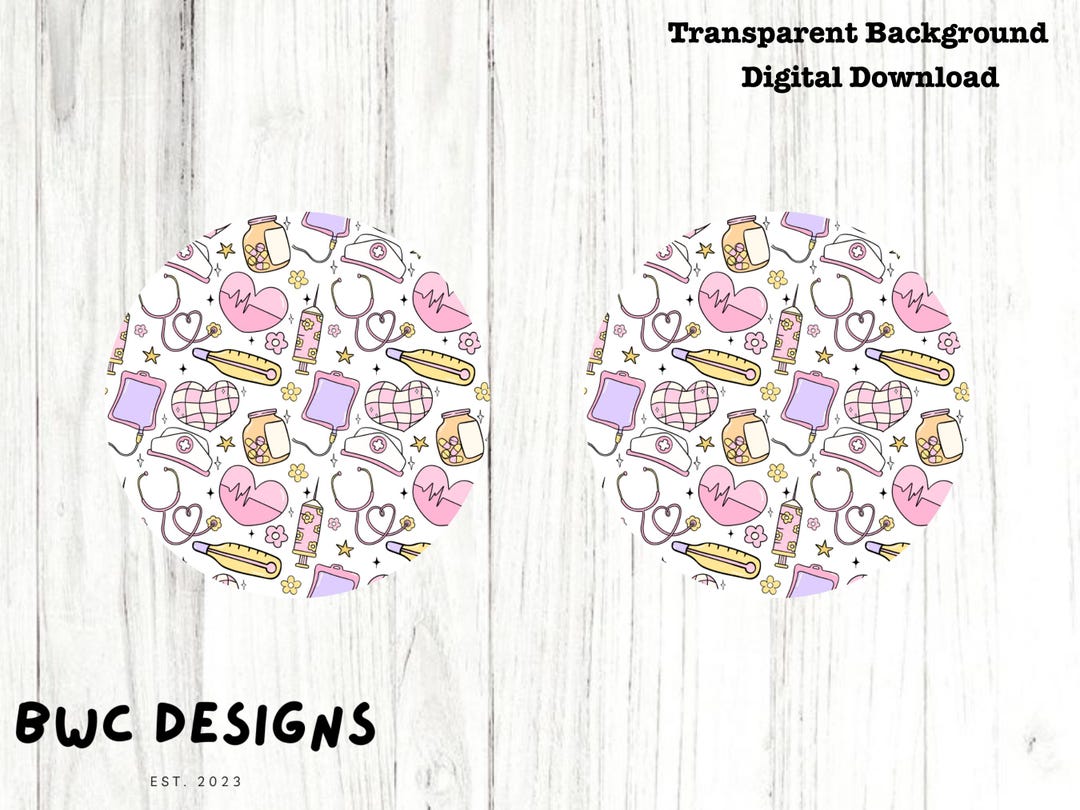 Medical Nurse, Car Coaster Sublimation Design, Digital PNG File - Etsy