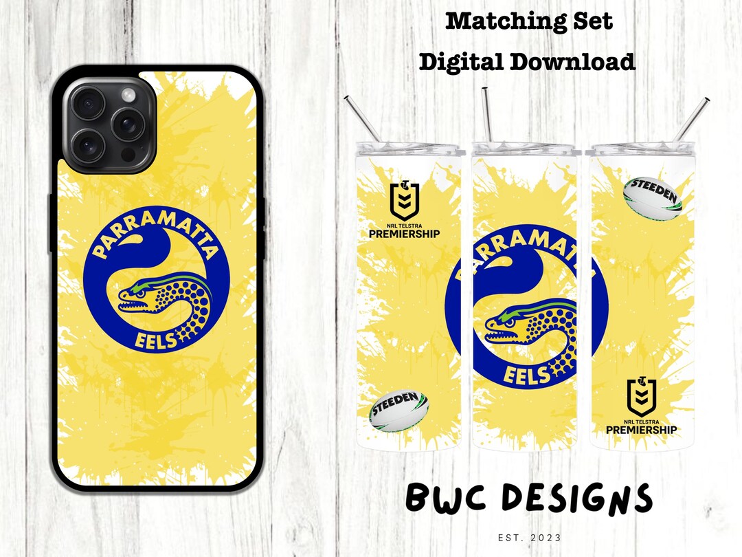 NRL Parramatta Eels, Matching Set, Sublimation Phone Case Design and ...