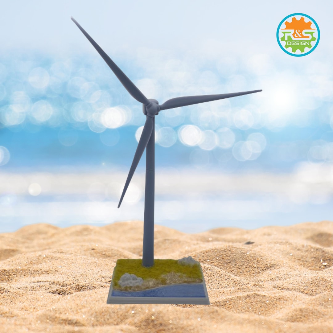 Wind Power Model Model Railway HO 1:87 Wind Turbine Motorized - Etsy