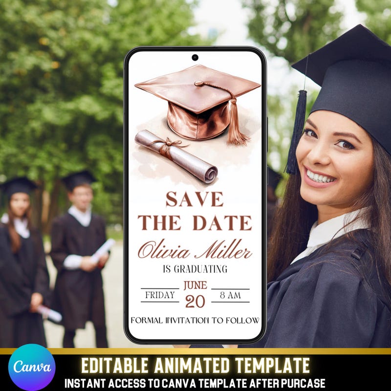 Save the Date Graduation - Etsy