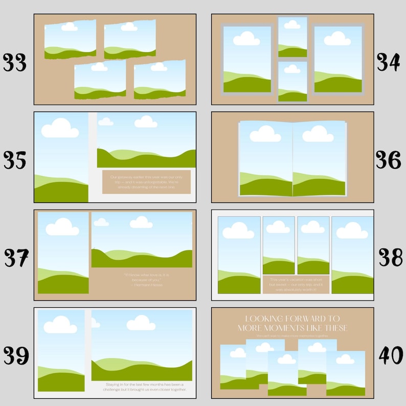 Family Slideshow Video Template – Animated Canva Photo Album (digital ...