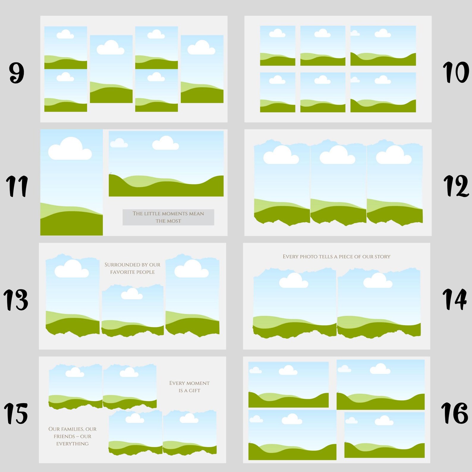 Animated Wedding Slideshow Canva Template | Romantic Love Story MP4 (40 ...