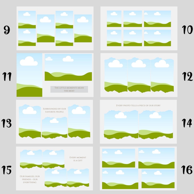 Animated Wedding Slideshow Canva Template | Romantic Love Story MP4 (40 ...