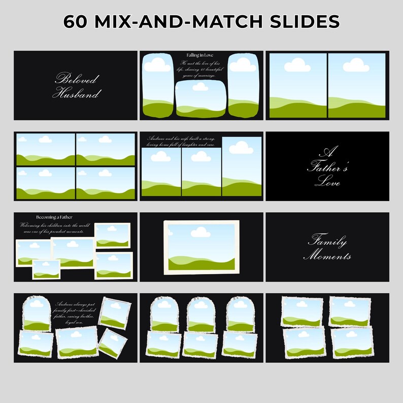 Elegant Funeral Slideshow Video | Canva Memorial Tribute (digital ...