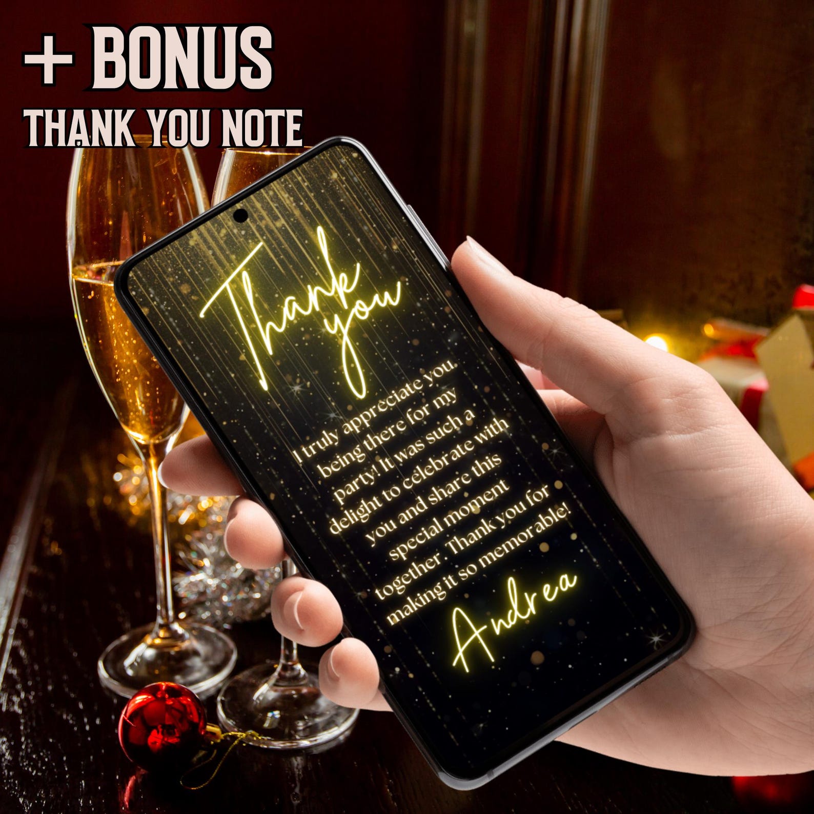 Gold & Black Graduation Party Video Invitation | Photo, Animated (canva ...