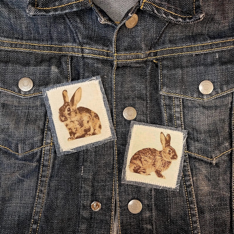 Rabbit Patches - Etsy