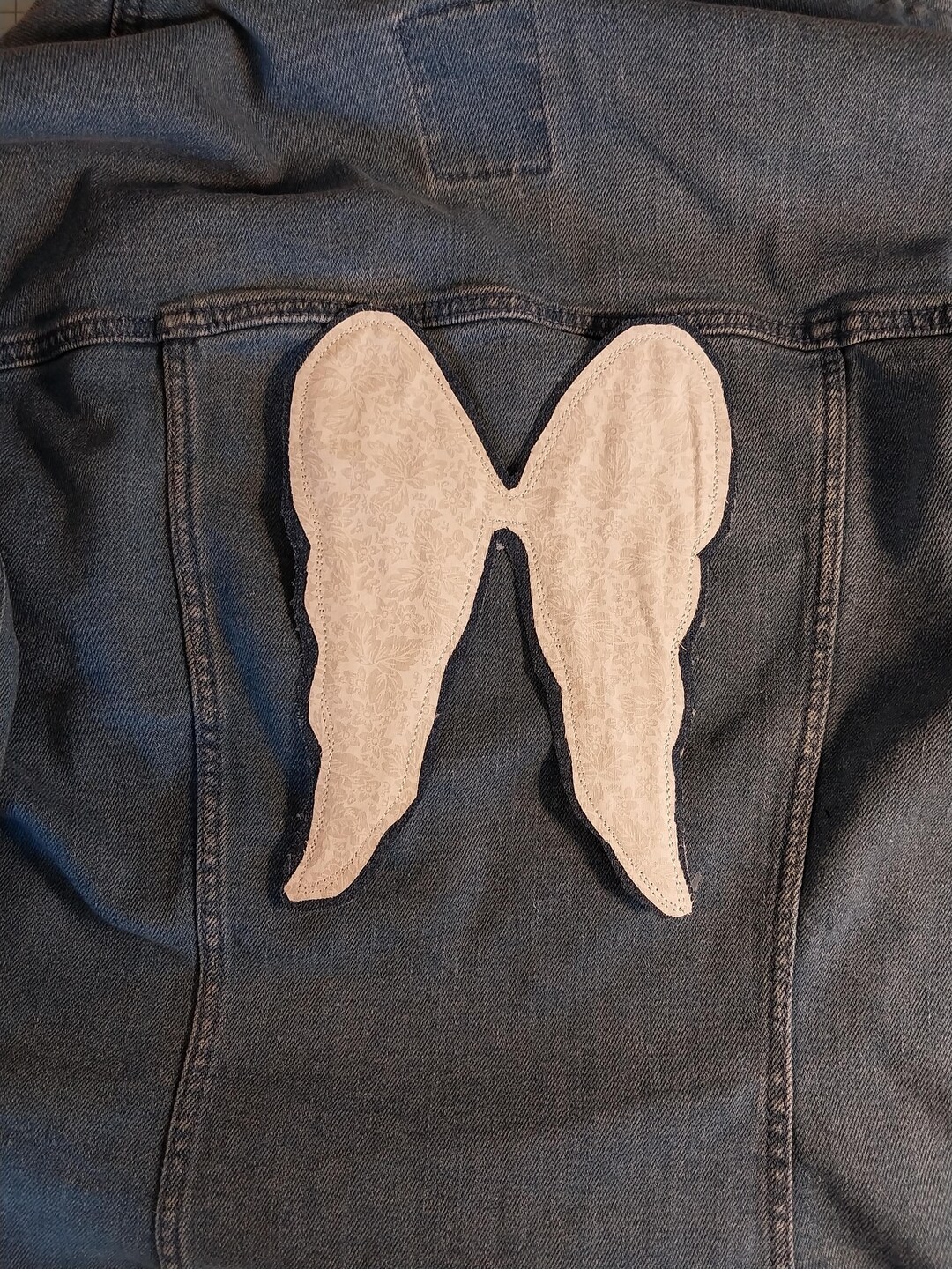 Angel Wings Patch. Iron On/sew On. Handmade Applique. 7.5inx5in Patches ...