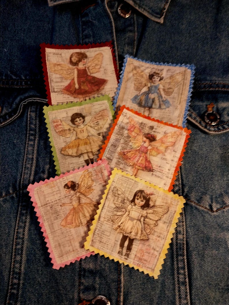 Fairy Jean Patch. Fairies for Denim Repair. Iron on or Sew On. - Etsy