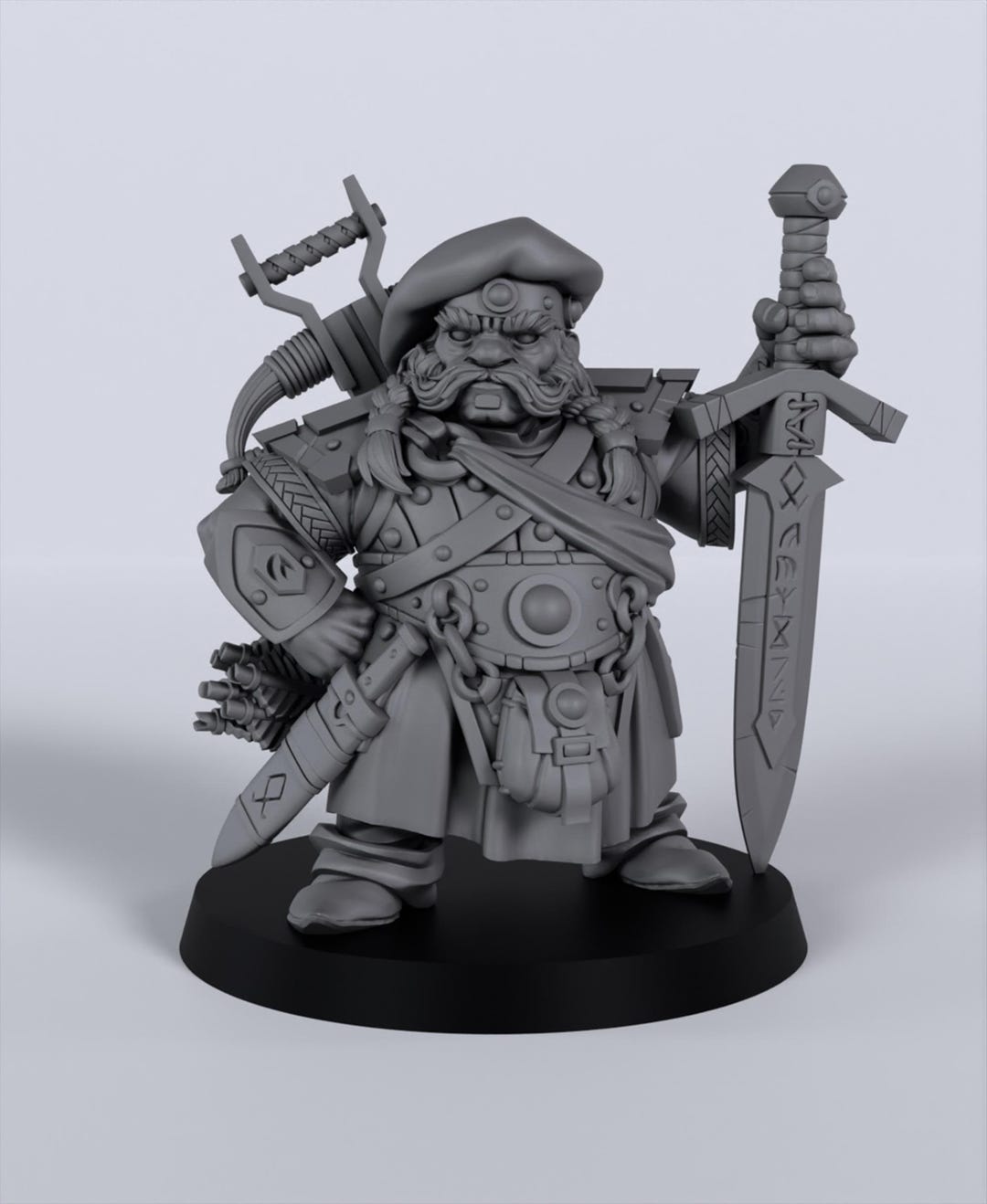 Highlander Dwarf Titan Forge D&D 3d Printed Resin Mini Miniature - Etsy