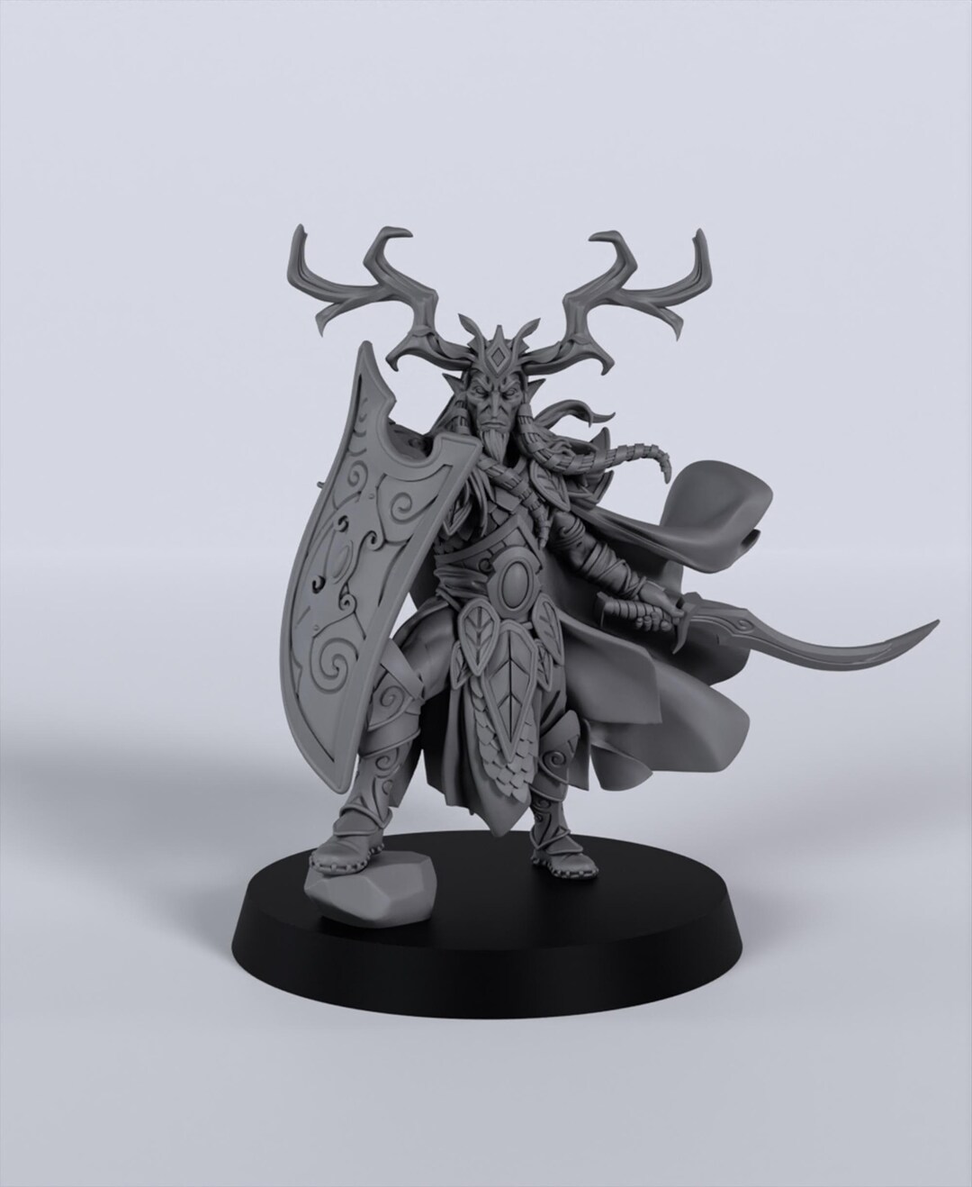 Forest Prince Titan Forge D&D 3d Printed Mini Miniature - Etsy