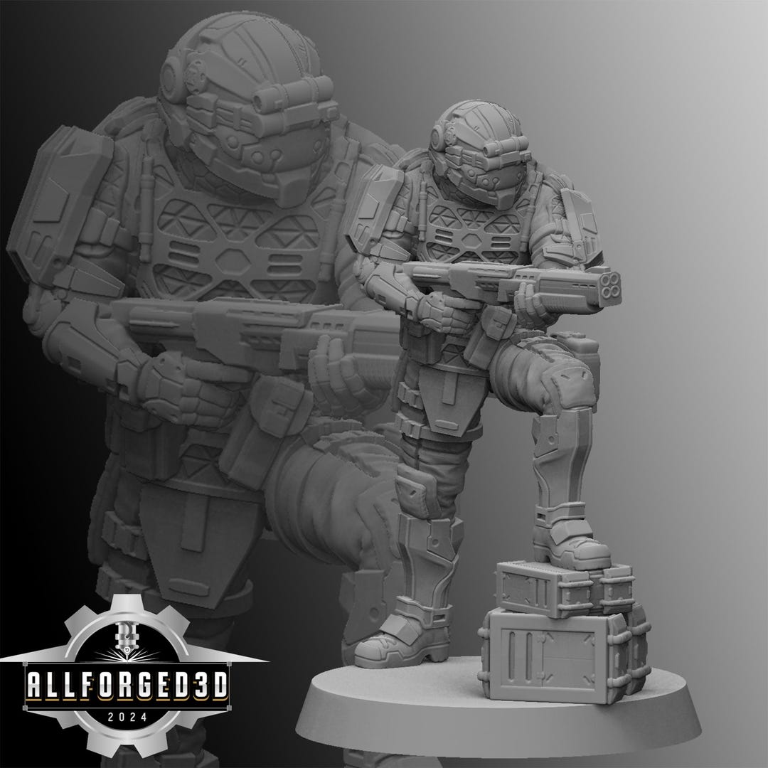 Falcon Cyberpunk Unit9 3D Printed RPG Sci-fi Miniature Mini Figure - Etsy