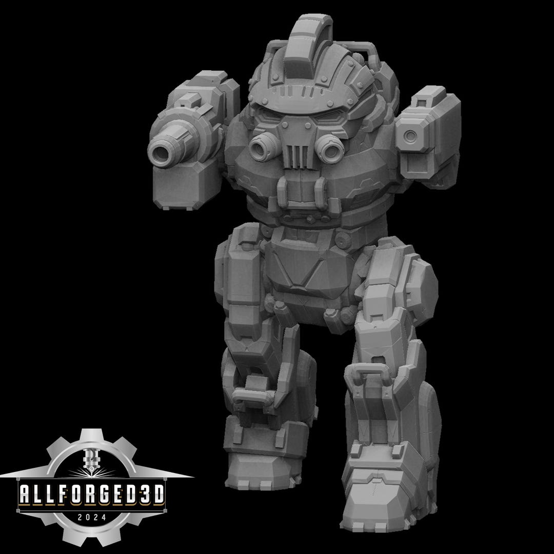 Urbanmech | Urban Atlas | 3D Printed Sci-fi Miniature Mini 1:265 285 ...