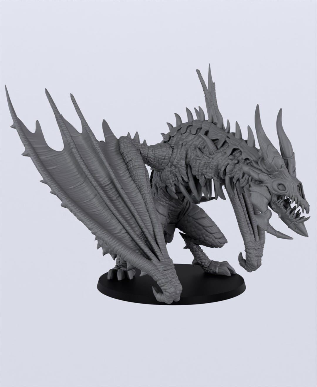 Mor-zhal Dread Dragon Titan Forge D&D 3d Printed Mini Miniature - Etsy