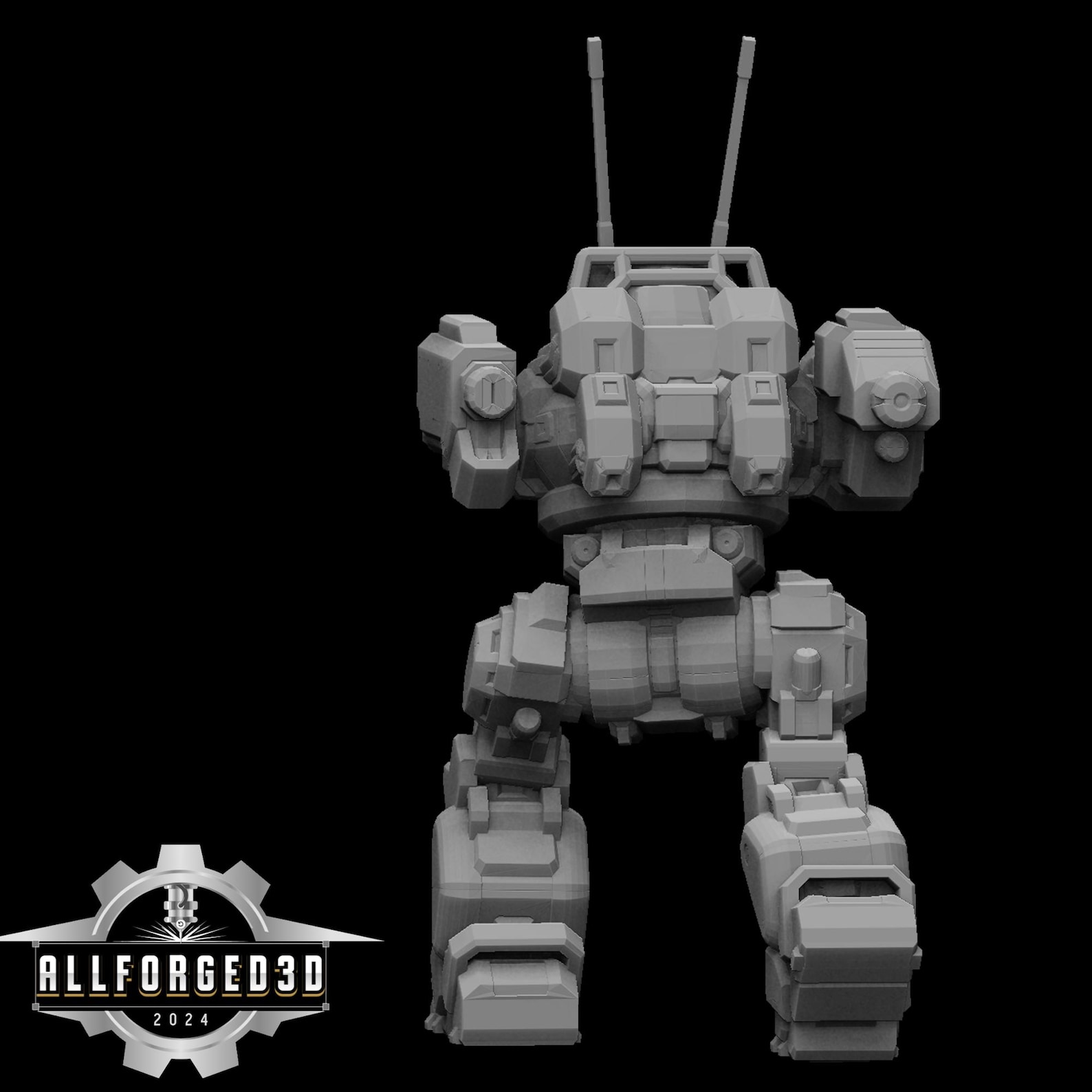 Urbanmech | UM-R60 | 3D Printed Sci-fi Miniature Mini 1:265 285 6mm - Etsy