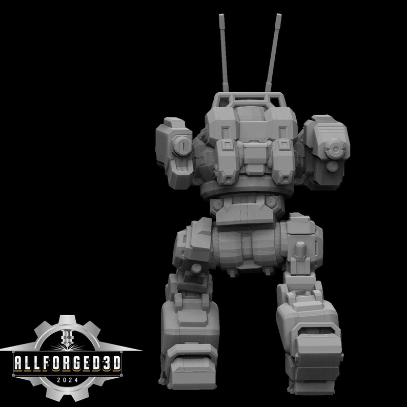 Urbanmech | UM-R60 | 3D Printed Sci-fi Miniature Mini 1:265 285 6mm - Etsy