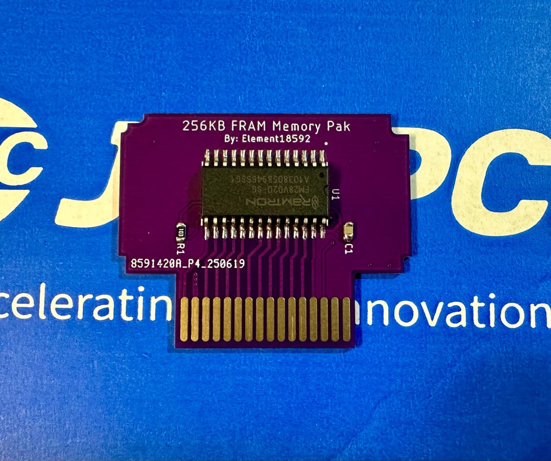 Nintendo 64 FRAM Controller Pak (N64 Memory Card 256KB) - Etsy