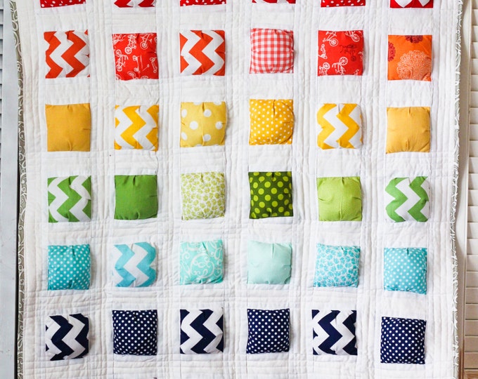 How to Make a Rag Puff Quilt Pattern PDF File - Etsy Canada